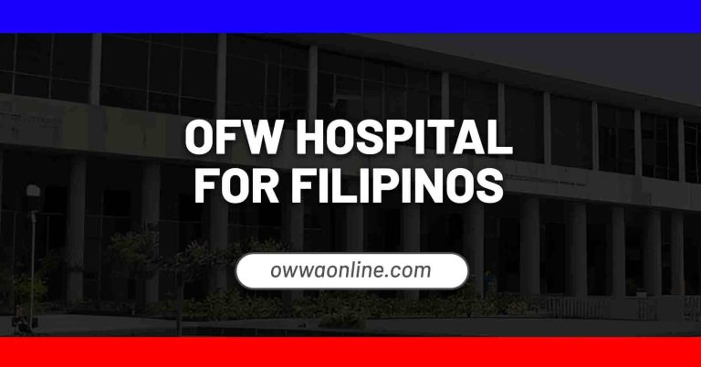 OFW Hospital: Overseas Filipino Workers Hospital Philippines - OWWA Online