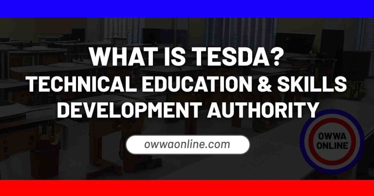 What is TESDA? Technical Education And Skills Development Authority ...