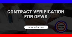 How to Verify Employment Contract for OFWs Abroad - OWWA Online