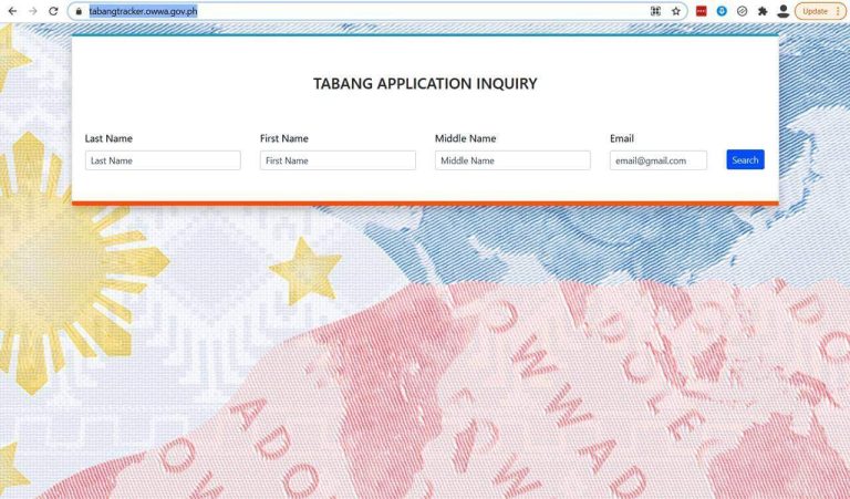 OWWA Tabang OFW Financial Assistance Program - OWWA Online
