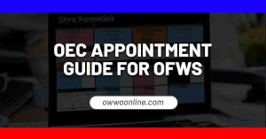 How to Get OEC Appointment Online for OFWs - OWWA Online